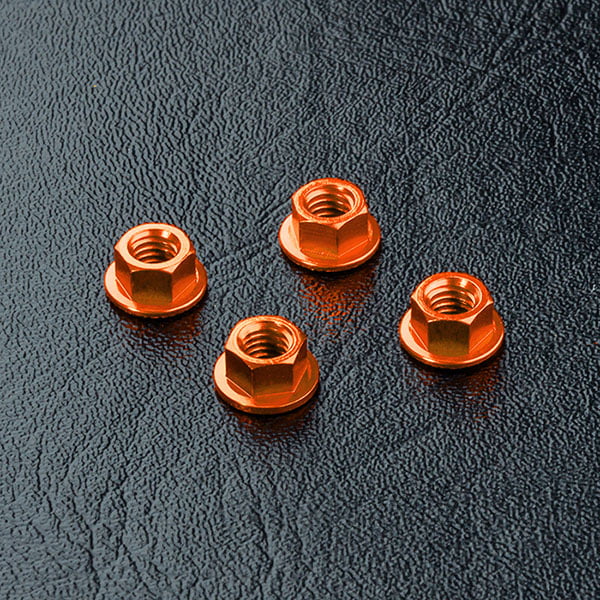 MST Alum. wheel nut (orange) (4) 820001O – Rckitout