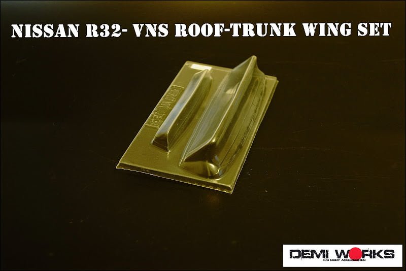 Demi Works Nissan R32- VNS Roof-Trunk Wing Set - DW32VNS-W – Rckitout