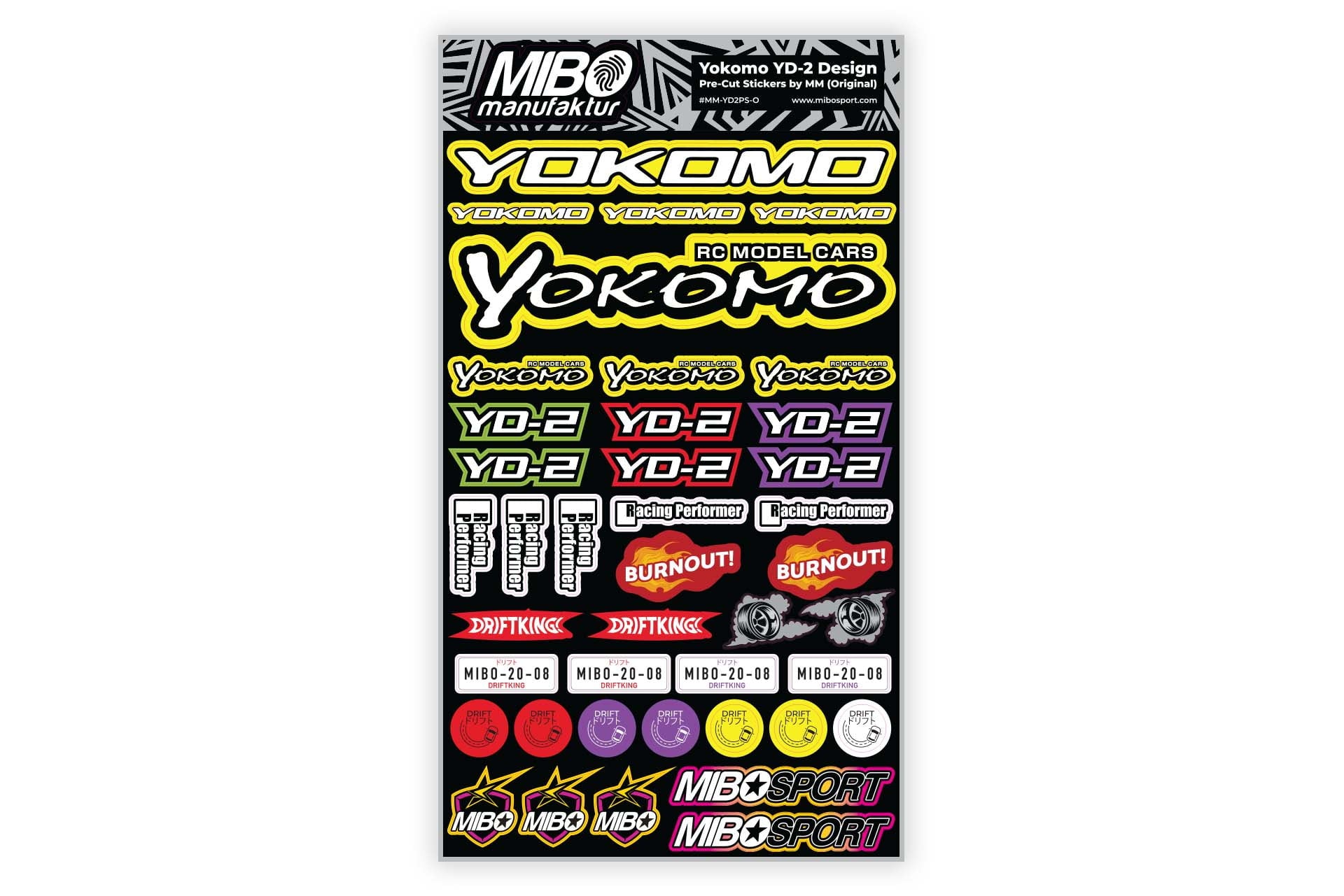 Yokomo YD-2 Design Pre-Cut Stickers by MM – Rckitout