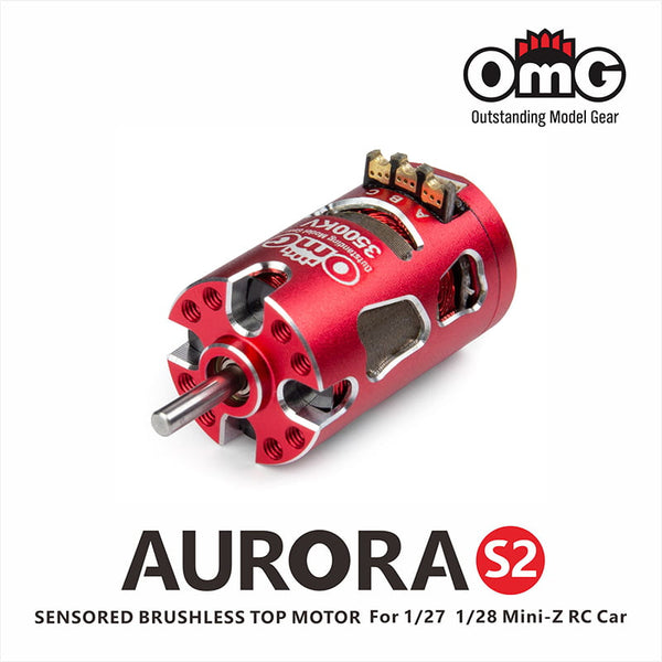 OMG AURORA 4500KV Series Sensored Brushless Motor RED - OMG-AURORA-S2 ...
