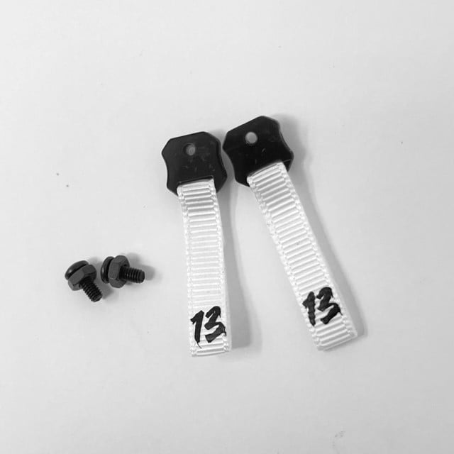 SL1D3 Customs Tow Strap White Black Logo - SL1D3-027 – Rckitout